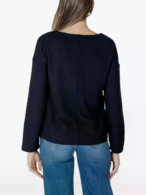 STREET ONE Button-embellished Knit Sweater