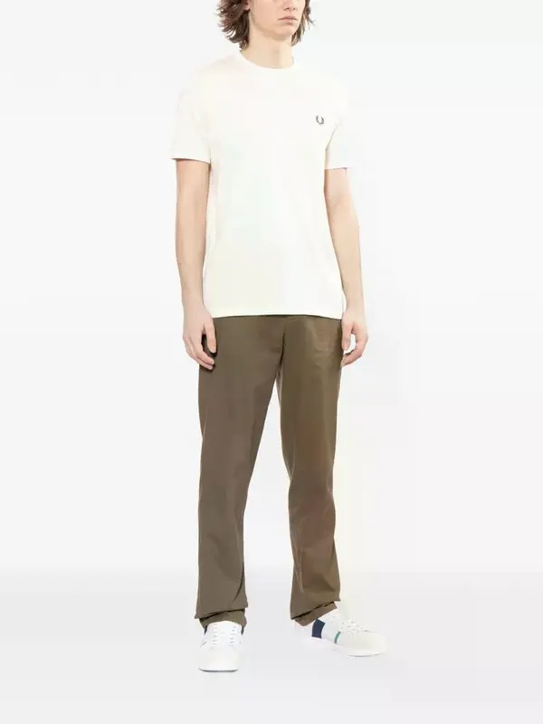 Fred Perry Crew Neck T-shirt - Neutrals