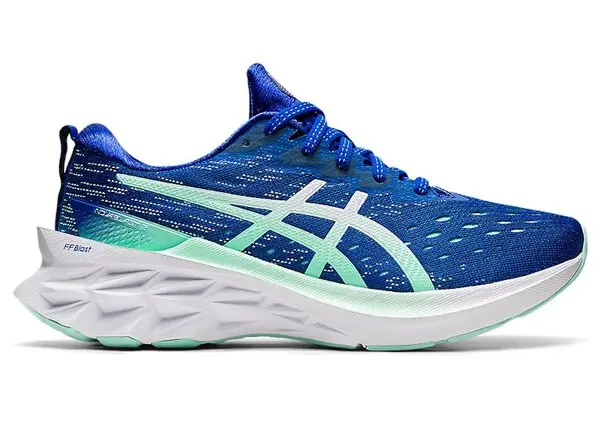 Asics Novablast 2 Athletic Sneakers - Lapis Lazuli Blue/white