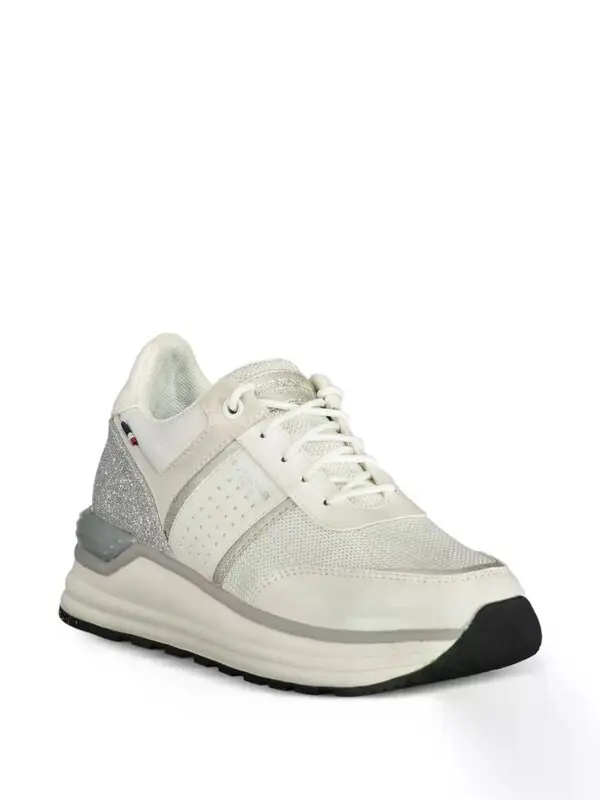 U.s. Polo Assn. Glitter-effect Mesh Panel Sneakers
