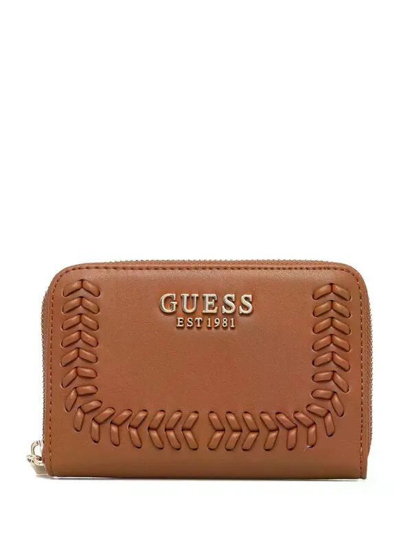 Guess Tatum Zip Wallet - Brown