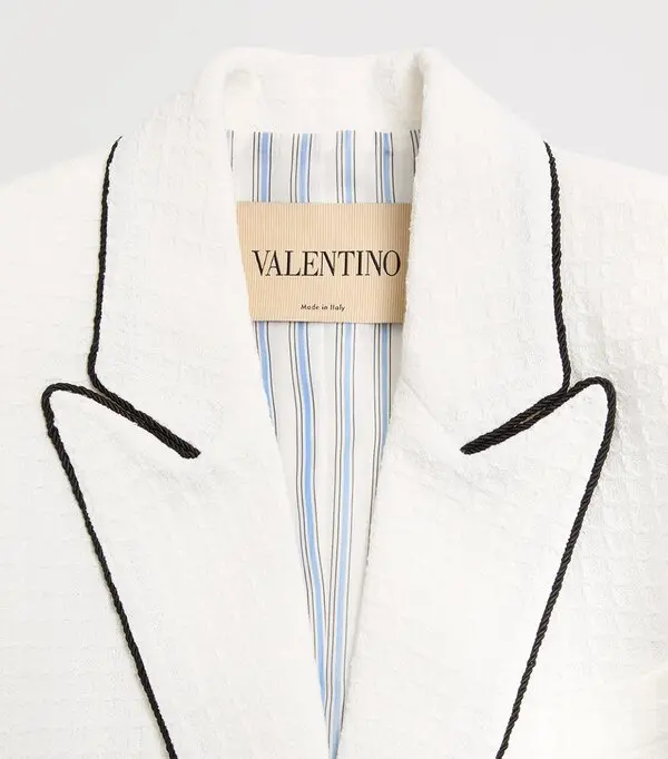 Valentino Garavani Cotton Tweed Blazer