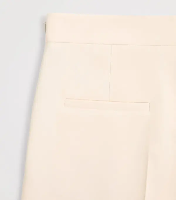 Valentino Garavani Silk Wide Leg Trousers