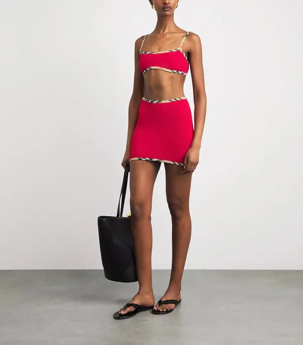 BURBERRY X HUNZA G Hunza G X Burberry Devyn Skirt/bandeau Top