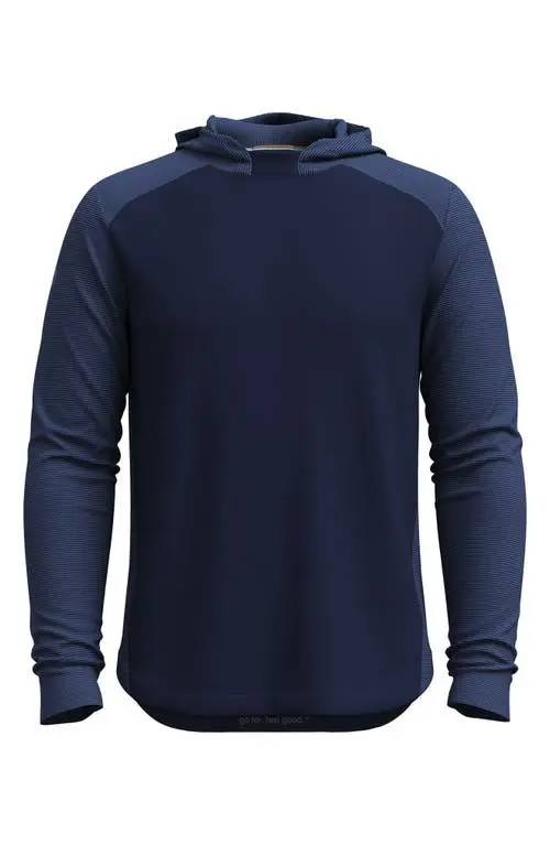 Smartwool Active Mesh Pullover Hoodie - Nightfall Deep Navy