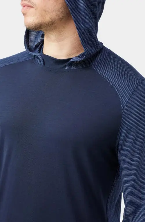 Smartwool Active Mesh Pullover Hoodie - Nightfall Deep Navy