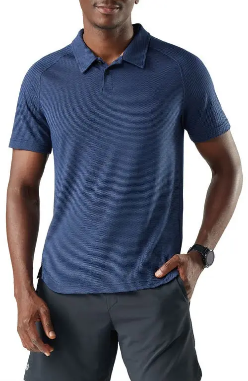 Smartwool Active Mesh Performance Polo - Nightfall Deep Navy