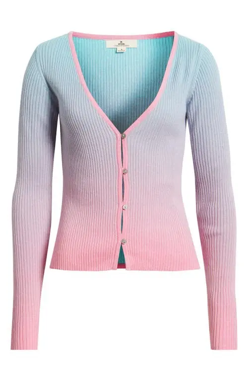 Rip Curl Ombré Ribbed Cardigan