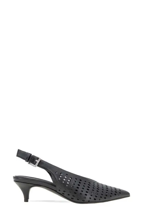 Bcbgmaxazria Pawnee Slingback Kitten Heel Pumps - Black