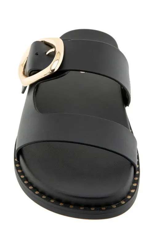 Bcbgmaxazria Tandra Slide Sandal With Buckle Detail