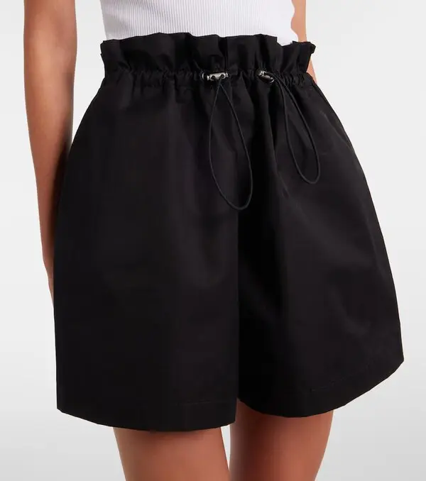 AGOLDE Lydia Cotton-blend Shorts - Black