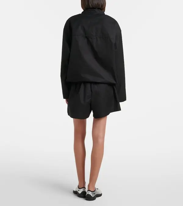 AGOLDE Lydia Cotton-blend Shorts - Black