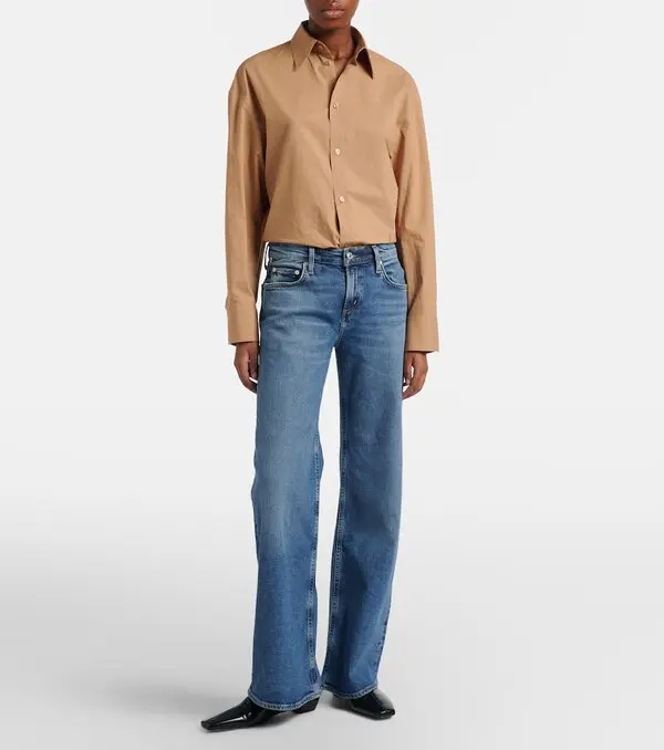 Citizens Of Humanity Nora Wide-leg Jeans In Washed - Blue
