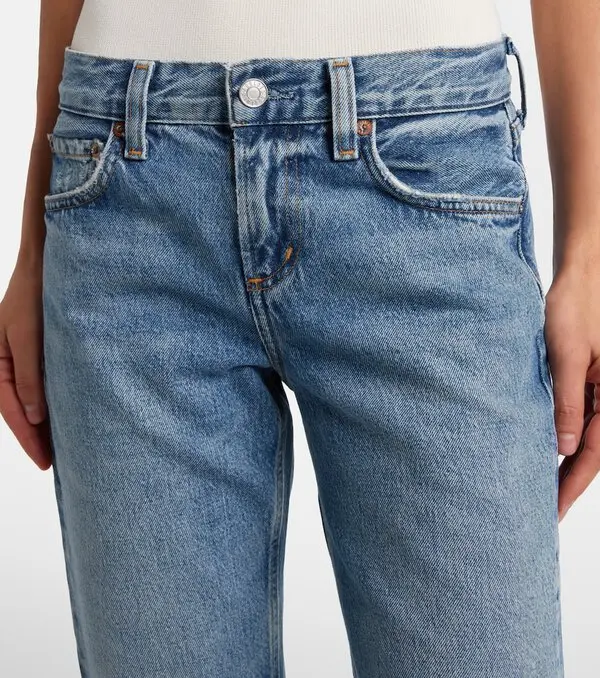 AGOLDE Low-rise Slim Jeans - Blue