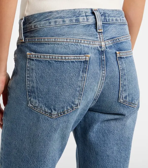 AGOLDE Low-rise Slim Jeans - Blue