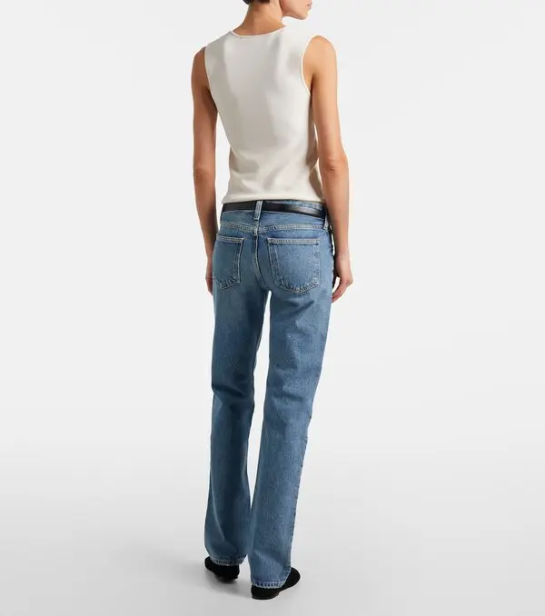 AGOLDE Low-rise Slim Jeans - Blue