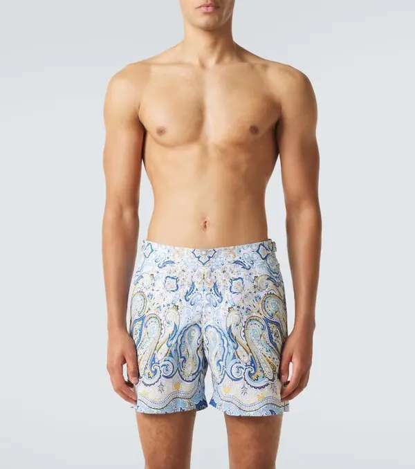 Orlebar Brown Bulldog Paisley Swim Trunks