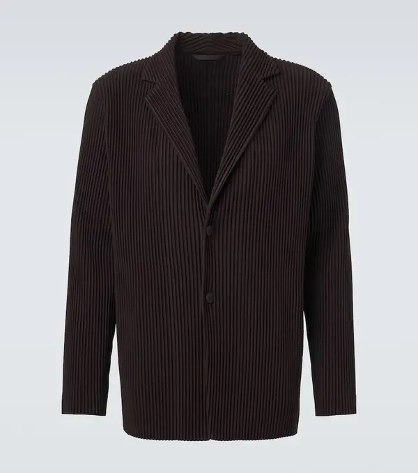 Issey Miyake Homme Plissé Tailored Pleats 2 Blazer - Black