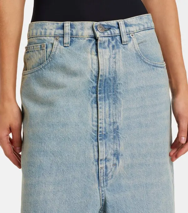 MAISON MARGIELA Frayed Straight Jeans - Blue