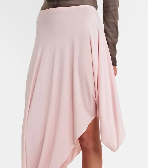 MAISON MARGIELA Asymmetric Midi Skirt - Pink