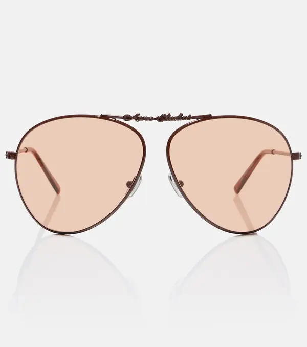 Acne Studios Aviator Sunglasses - Brown