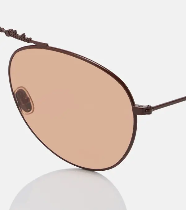 Acne Studios Aviator Sunglasses - Brown