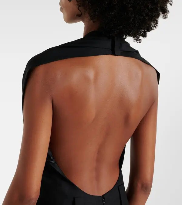 Coperni Halterneck Virgin Wool Jumpsuit