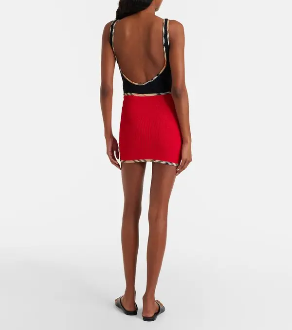 Burberry Devyn Beach Cover-up Set - Red