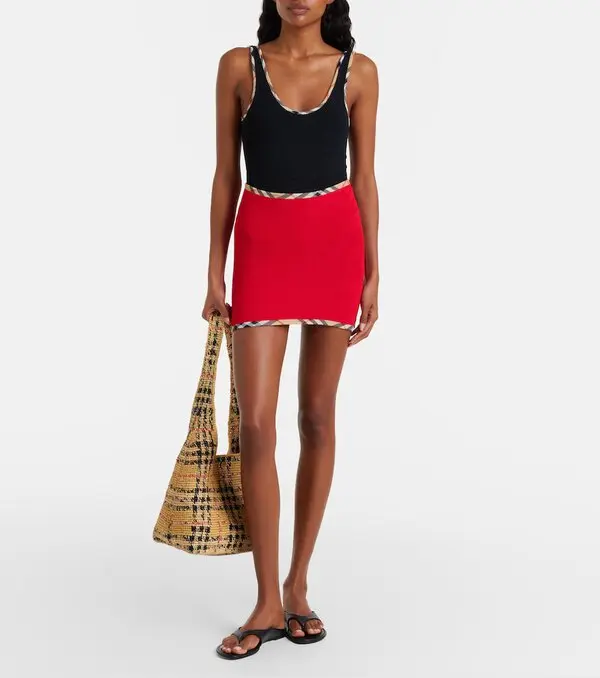 Burberry Devyn Beach Cover-up Set - Red