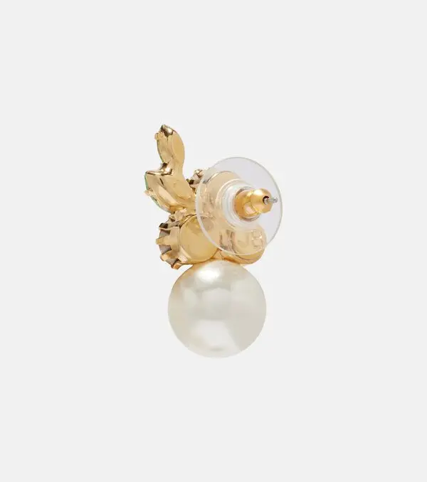 JENNIFER BEHR Vivi Embellished Floral Earrings - Multicoloured