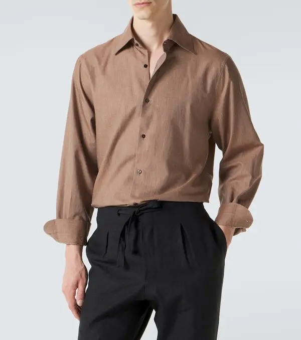STOFFA St�ffa Cotton And Silk Shirt