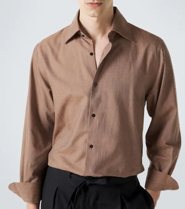 STOFFA St�ffa Cotton And Silk Shirt