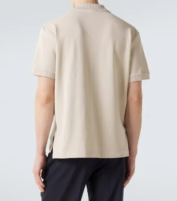 STOFFA Stòffa Cotton Polo Shirt - Beige
