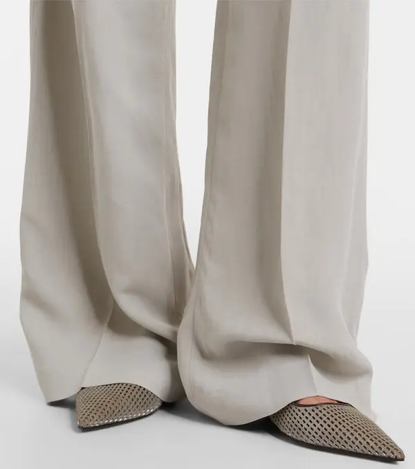 Brunello Cucinelli Monili Wide-leg Pants