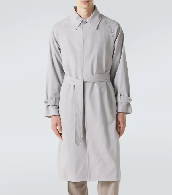 STOFFA Belted Wool Coat