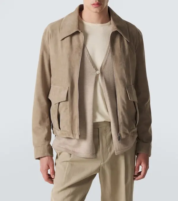 STOFFA Suede Leather Jacket