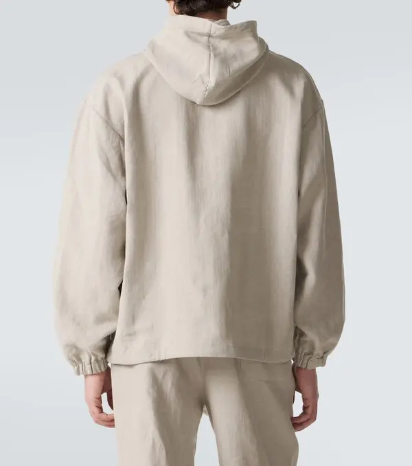 STOFFA Hooded Linen Jacket