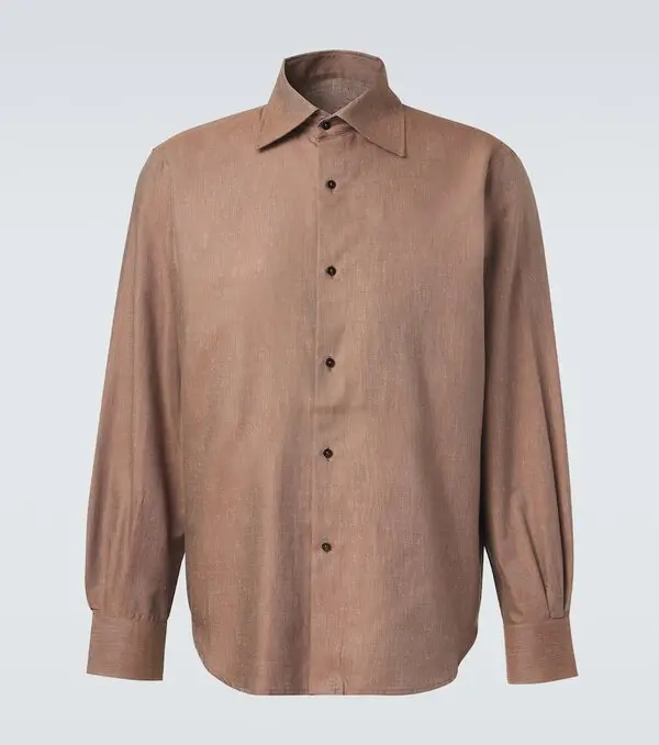 STOFFA Cotton And Silk Shirt