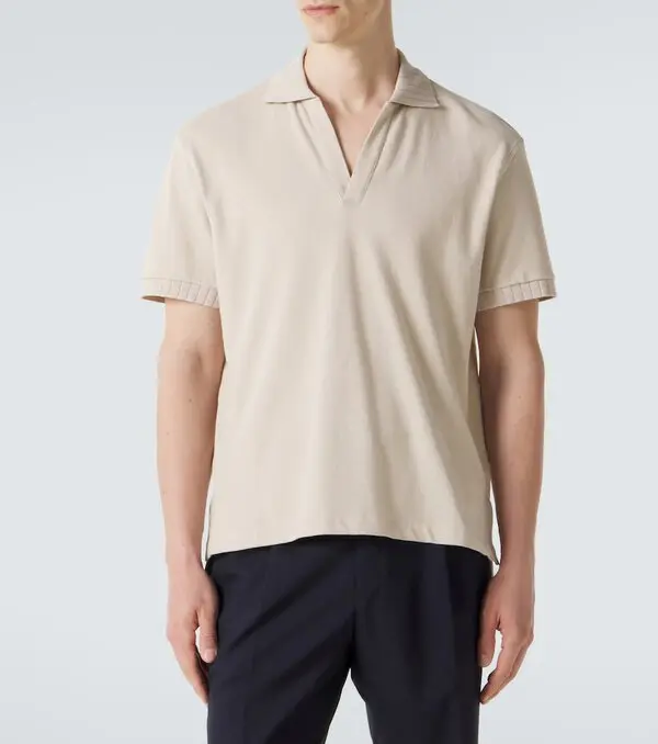 STOFFA Cotton Polo Shirt