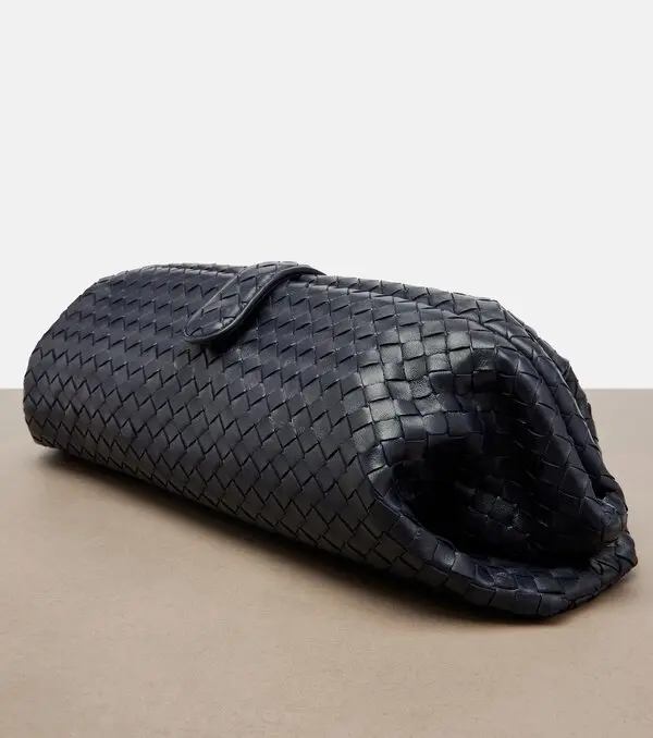 Bottega Veneta Intrecciato Leather Clutch