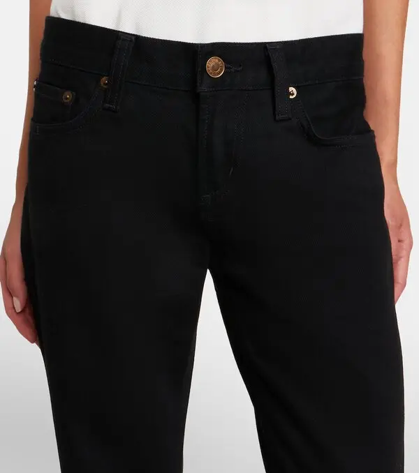 AGOLDE Low-rise Bootcut Jeans - Black