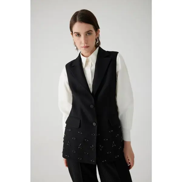 EXQUISE Aretha Embroidered Vest