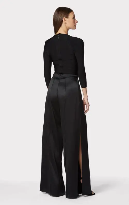 Herve Leger Bandage Top With Square Neckline And 3/4 Sleeves