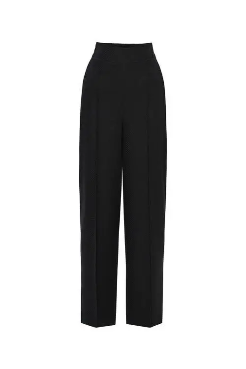 EXQUISE Wide Leg Straight Pants