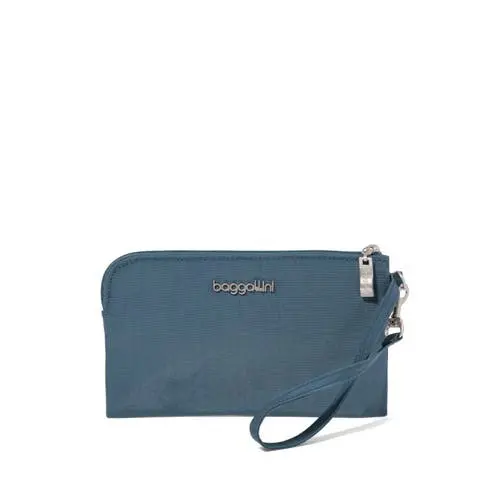 BAGGALLINI Rfid Wristlet Wallet - Slate Blue