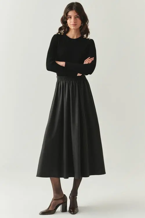 EXQUISE Lauryn Midi Skirt
