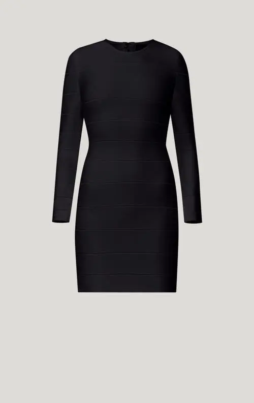 Herve Leger Icon Mini Sheath Dress