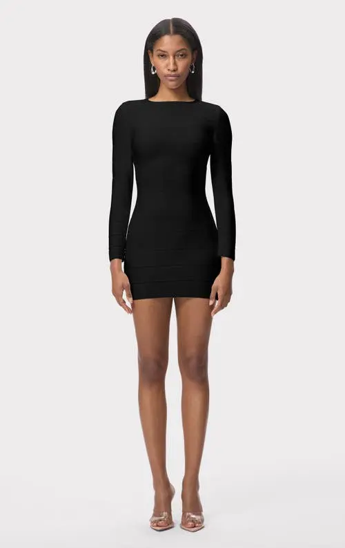 Herve Leger Icon Mini Sheath Dress