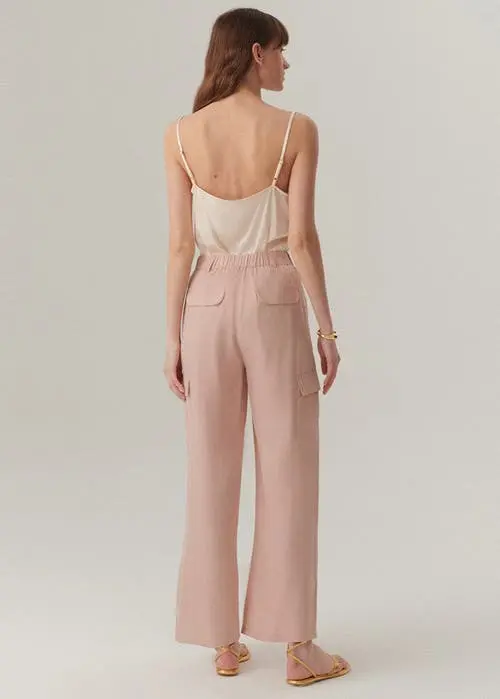 EXQUISE Gemma High Waist Cargo Trousers