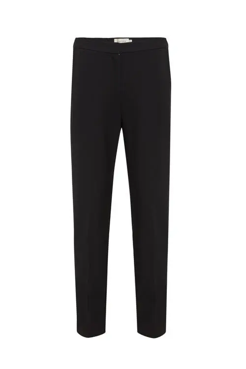 EXQUISE Slim Fit High-waist Woven Pants
